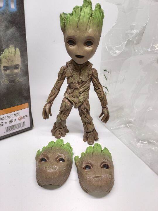 Baby 10 inches tall Groot Fully articulated action figures toys high ...