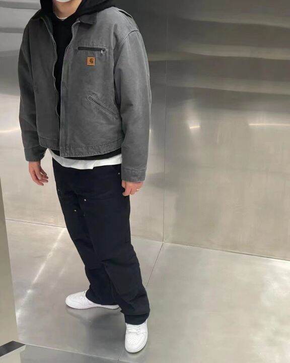 มีของในสต็อก Carhartt b136 Carhartt กางเกงทรงคาร์โก้ผ้าใบมีกระเป๋าหลาย ...