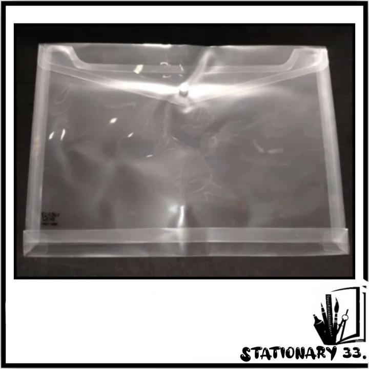 1 Pak Map Plastik Kancing / Dokumen Plastik / Map Dokumen Arsip Plastik ...
