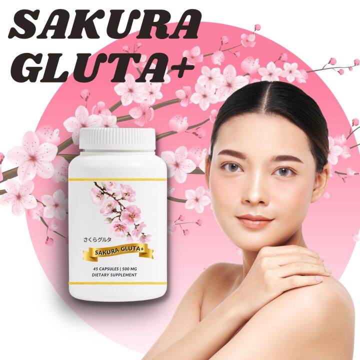 Sakura Glutathione Collagen and Non-acidic Vitamin C 45 Capsules per ...