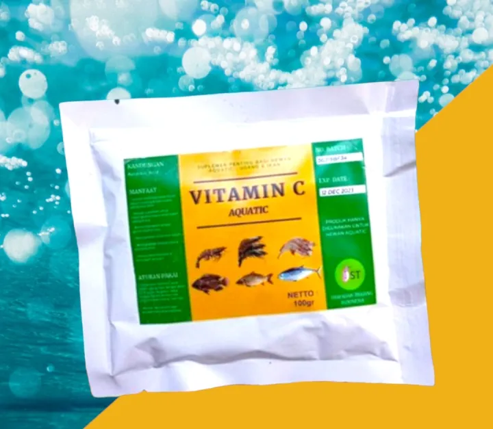 Vitamin C Ascorbic Acid untuk Ikan lele, patin, mas, nila, gurame dan Ikan Hias Vitamin C ...