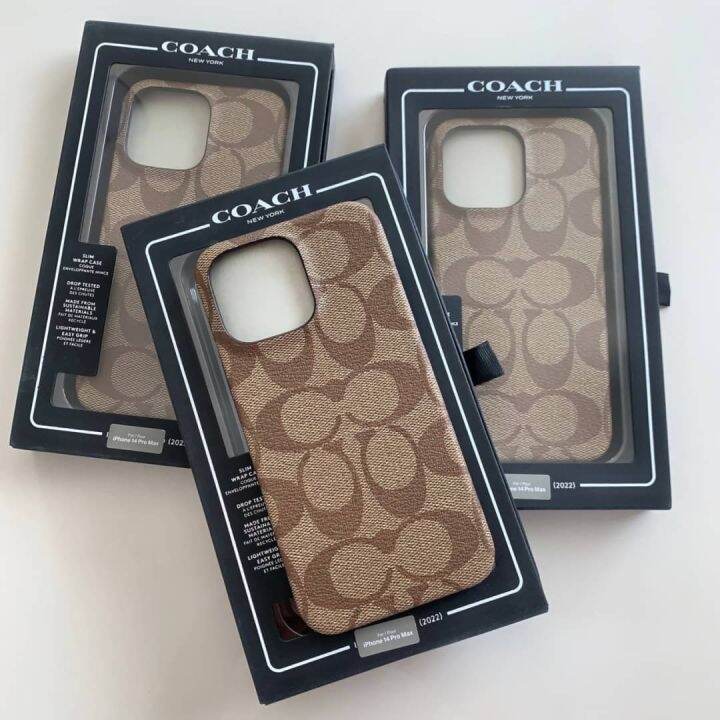 พร้อมส่งค่ะ Coach case iphone 14 Promax CG511 มาพร้อมกล่องค่ะ | Lazada.co.th
