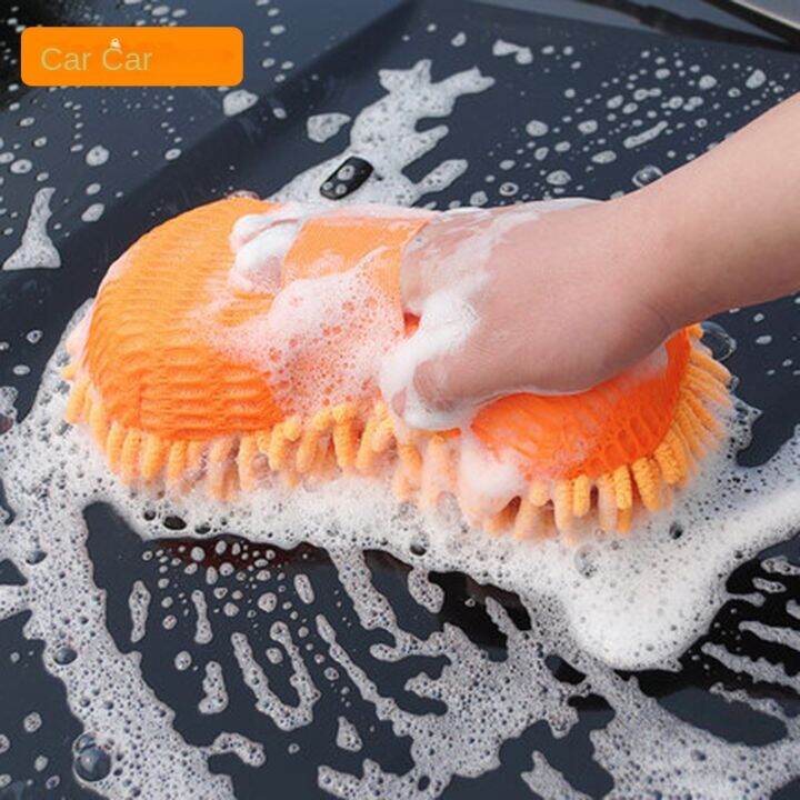 Car Wash Microfiber Car Washer Sponge Cleaning Car Care Detailing ...