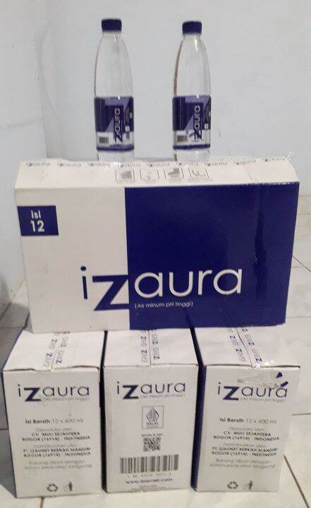 iZaura Air Minum Alkali 1 btl 600ml Asli | Lazada Indonesia