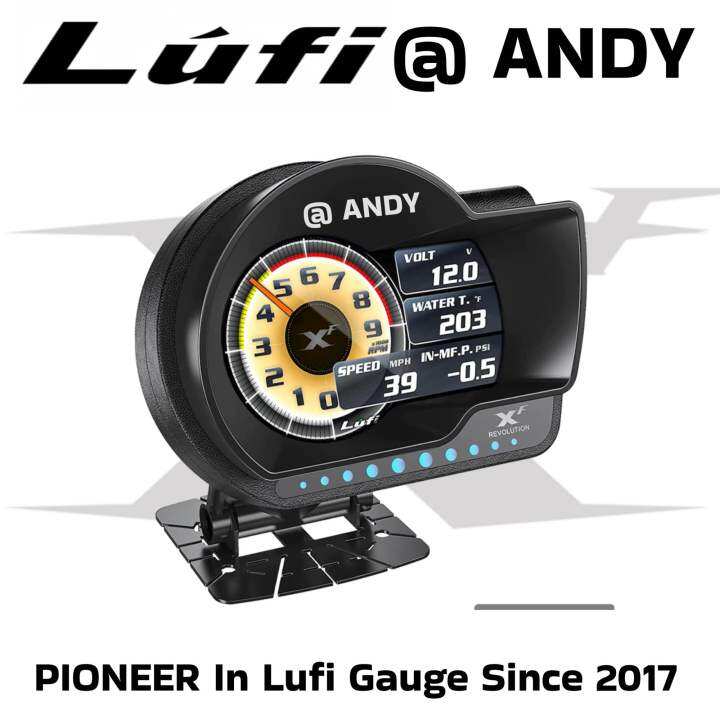 Lufi XF OBD OBD2 Full English Display Gauge | Lazada Singapore