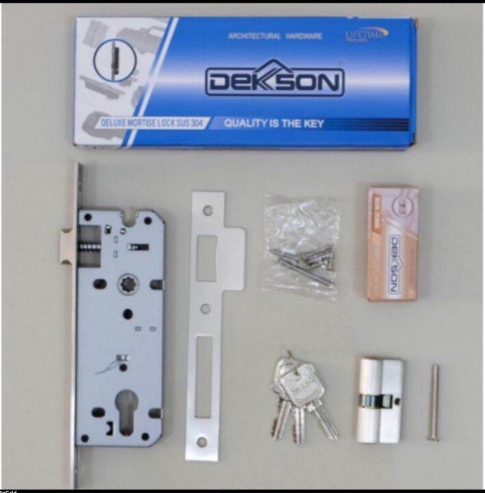 kunci pintu dekson body swing dekson + silinder 60 mm dekson lockcse ...