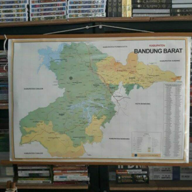 PETA KABUPATEN BANDUNG BARAT BINGKAI | Lazada Indonesia
