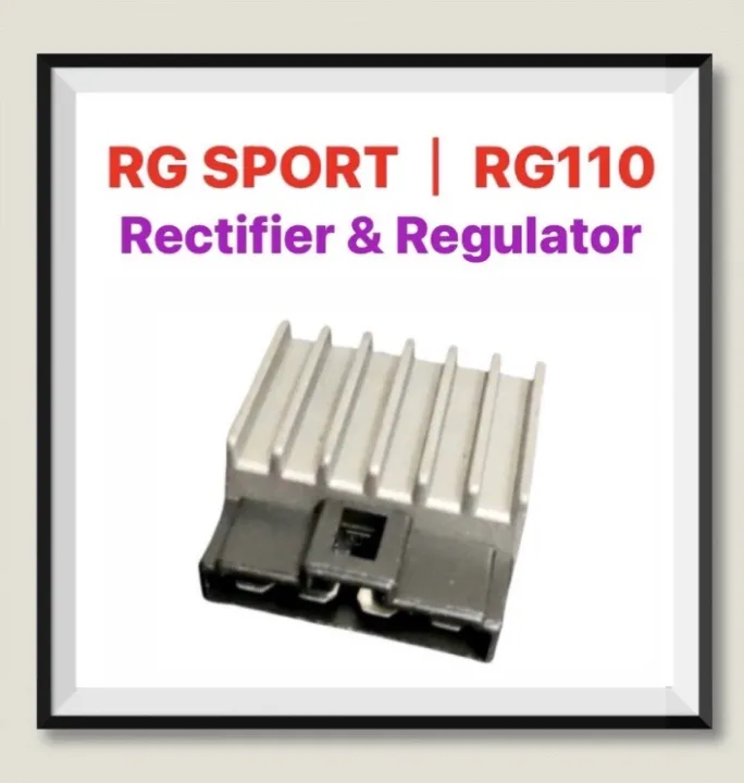 SUZUKI RG RECTIFIER & REGULATOR (TAG) /// RG SPORT RG110 RG 110 V100 RGS KATAU KATAO KATAB ...