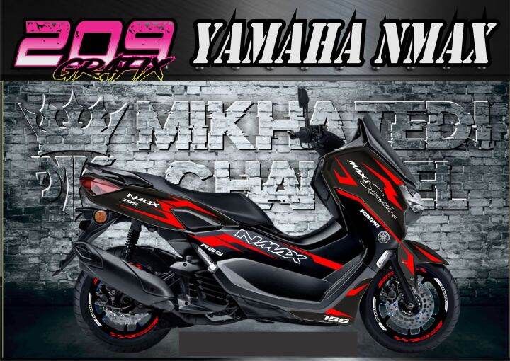 Yamaha Nmax decals sticker, Laminated | Lazada PH
