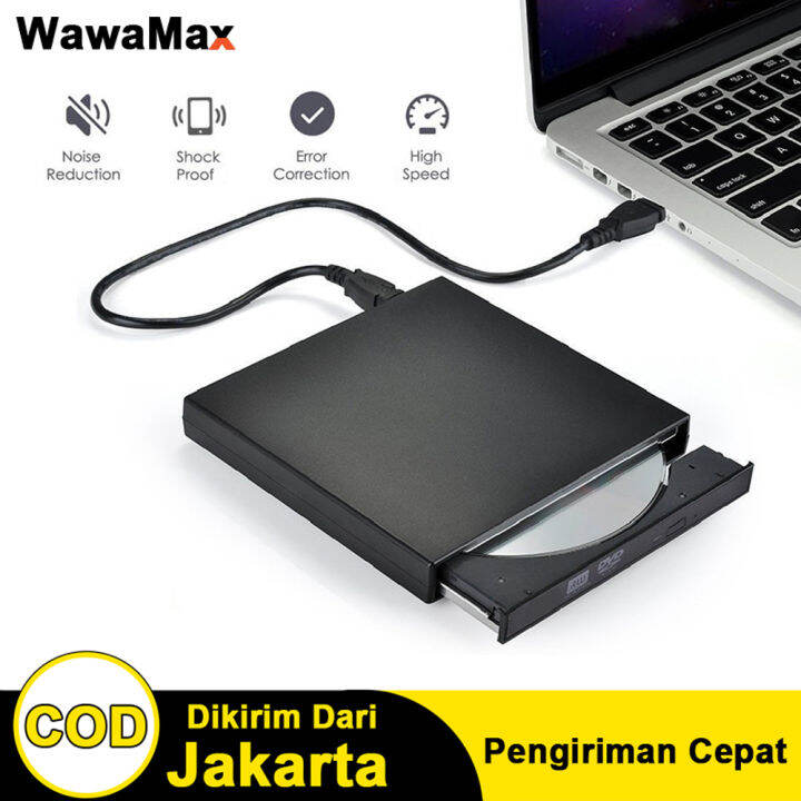 CD ROM Drive External DVD Drive Slim Portable Optical Drive Writer ...