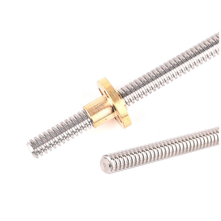 3D Printer Screw Lead 2mm Length with Nut Diameter T8 Screw Stepper ...
