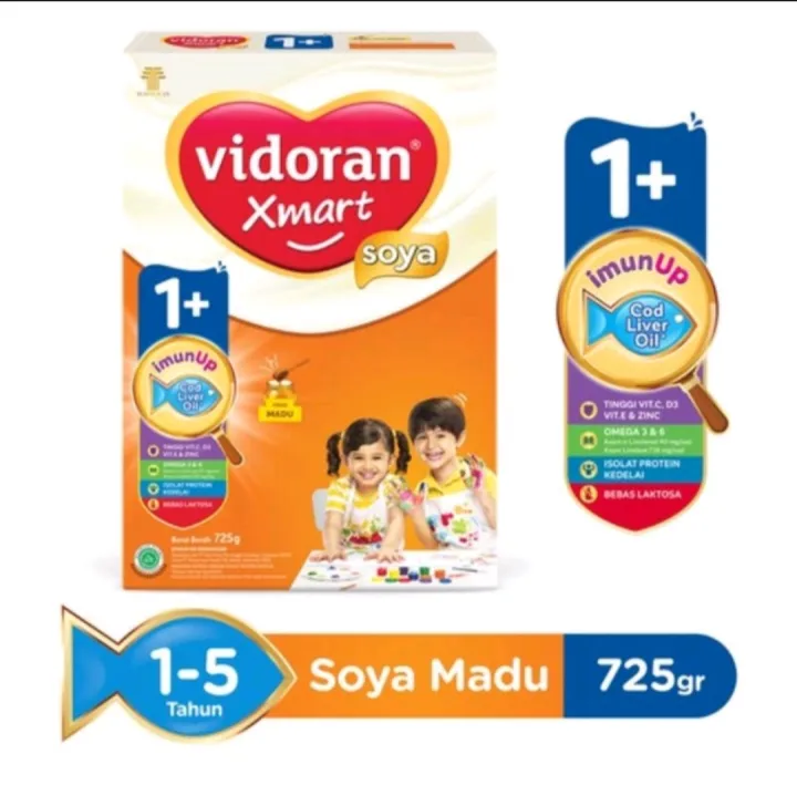 VIDORAN SMART SOYA 1+ MADU 725gr MARET 2023 | Lazada Indonesia
