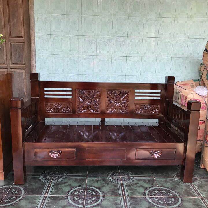 Promo bangku bale bale ukuran 150x70 cm cocok buat teras rumah maupun ...