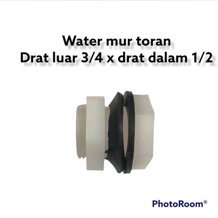 water mur toran drat dalam 1/2 inc x drat luar 3/4 inc - sock toran ...