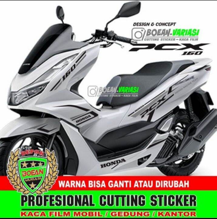 cutting sticker PCX 160 Putih PCX 150 Putih | Lazada Indonesia