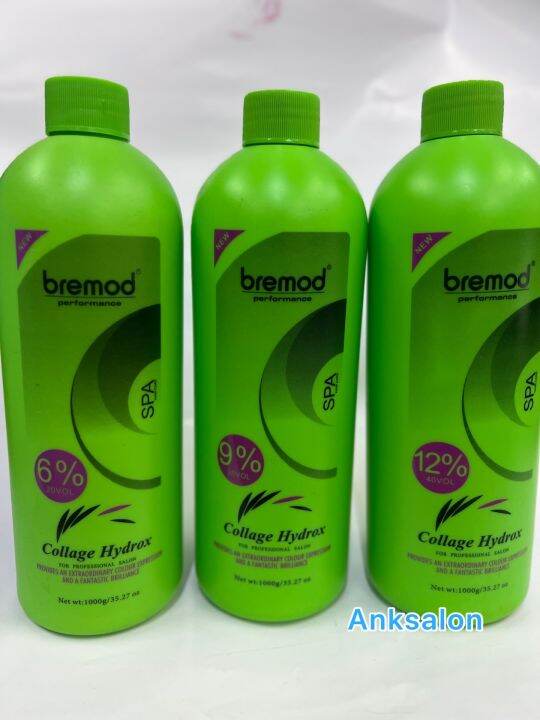 Bremod peroxide hair color cream developer 1000g big size collage ...
