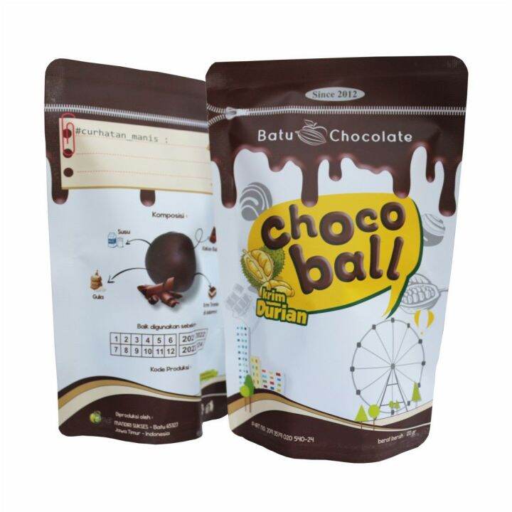 CHOCO BALL DURIAN - OLEH OLEH KHAS MALANG - BATU CHOCOLATE OLEH OLEH ...