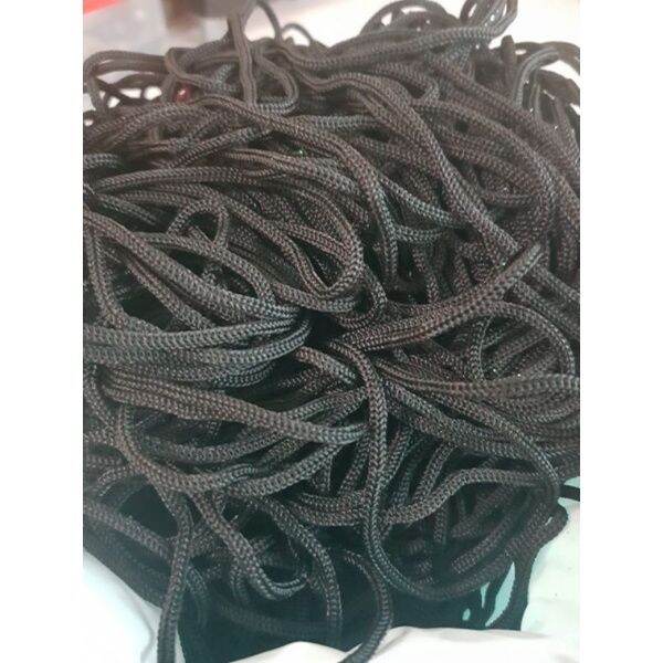 tali kur ,tali paper bag, tali macrame 3 mm hitam meteran | Lazada ...
