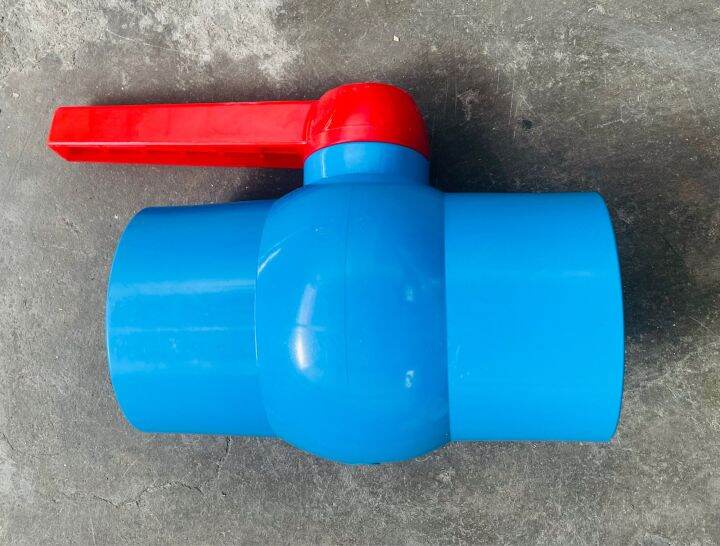 Pvc Blue ball valve 4inch 110mm | Lazada PH