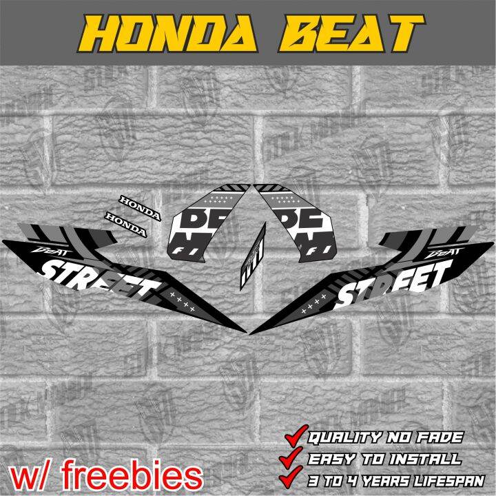 Honda Beat decals sticker, laminated | Lazada PH