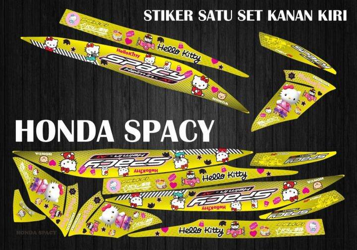 stiker striping decal variasi honda spacy | Lazada Indonesia