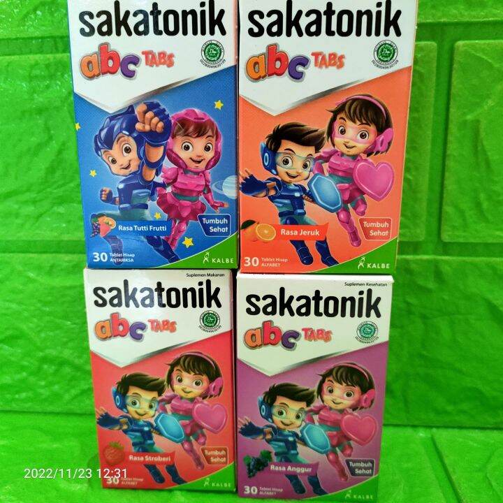 Sakatonik ABC botol 30tab multivitamin anak | Lazada Indonesia