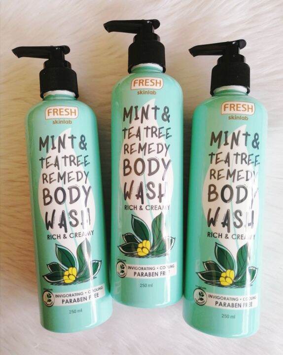 FRESH Skinlab Mint & Tea Tree Remedy Body Wash 250ml /each | Lazada PH