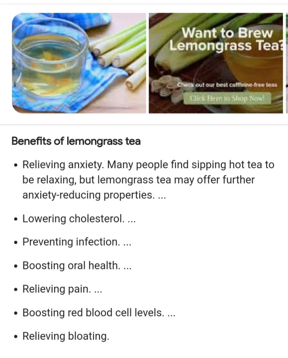 LEMONGRASS TEA (TANGLAD) 30 TEA BAGS WITH FREEBIES | Lazada PH