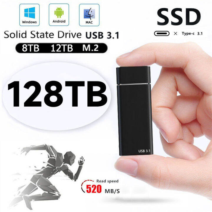 【Flash Sale】ผลิตภัณฑ์ใหม่อัพเกรดการขยายตัว SSD โซลิดสเตตไดรฟ์ 8T 10T 16T โซลิดสเตทไดรฟ์แบบพกพา ...