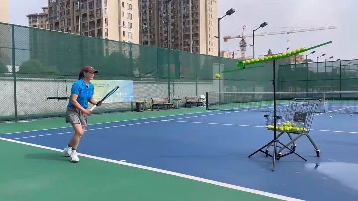 Tennis Automatic Serving Ball Practice - Jaring Net Alat Latihan Tenis ...