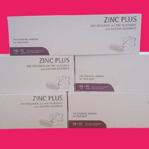 ZINC PLUS PICOLINATE AND GLUCONATE 60 KAPSUL MULTIVITAMIN/MINERAL DAN ...