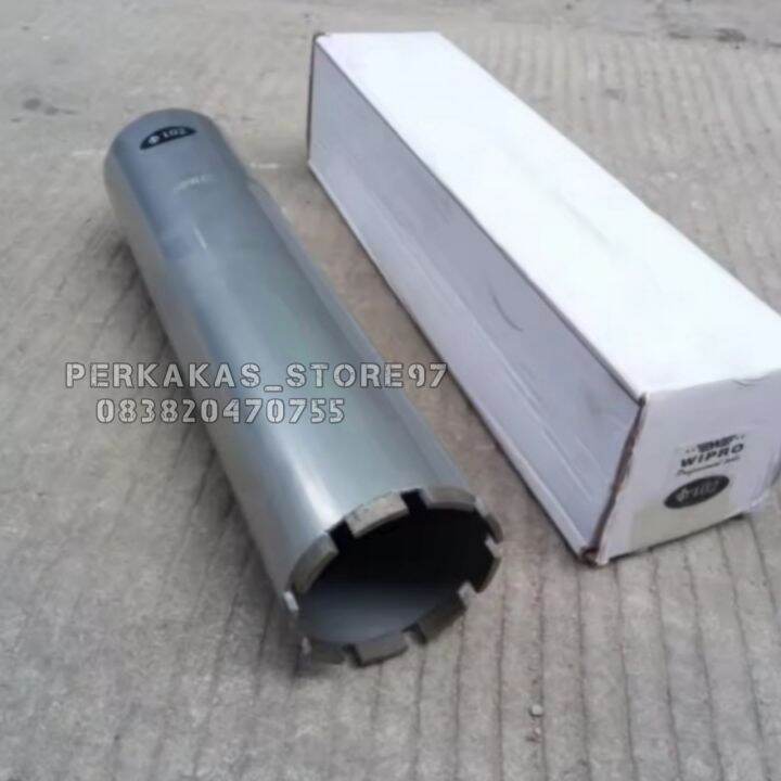 mata bor coring beton wipro 4 inch 102mm diamond core drill mata bor ...