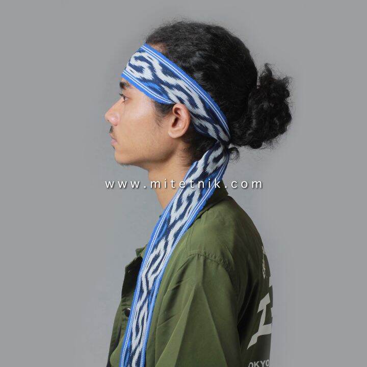 Ikat Kepala Tenun Etnik Toraja Blue | Lazada Indonesia