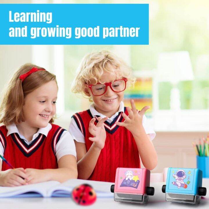 threetrees Smart Math Roller Stamps for Kids, Addition Subtraction ...