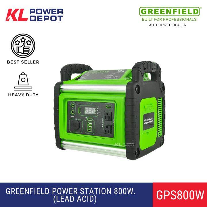 Greenfield Power Station 800W GPS800W (Lead Acid) | Lazada PH