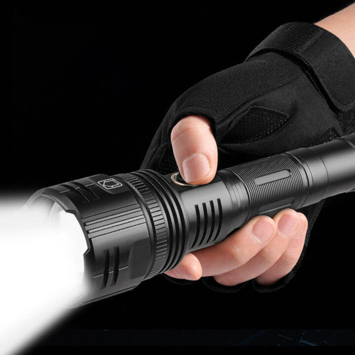 XHP70 Senter Berkemah LED 1500lm, Senter Tahan Air 4 Mode Paduan ...