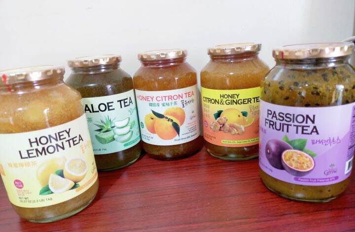 Honey Citron Tea/ Honey Citron & Ginger Tea/ Aloe Tea/Honey Lemon ...