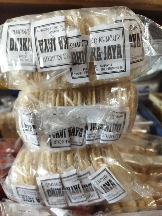 Snack Kekinian Simping Kencur Cikur Renyah Gurih Rahayu 1 Pak Isi 10 ...