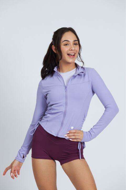 [Peaches active] Luxeflex Sculpting Zipup - แจ็คเก็ต / เสื้อคลุม เสื้อกันหนาว เสื้อกันลม ...