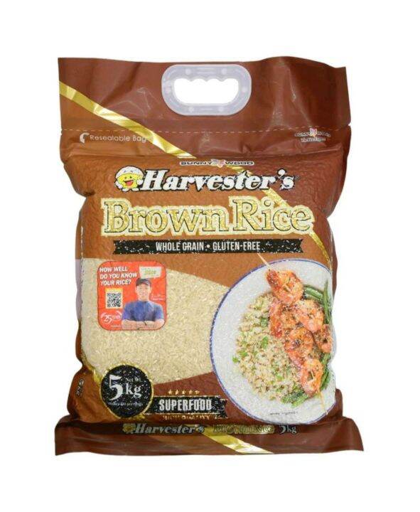 Harvester's Brown Rice Superfoods, Gluten free 5kg | Lazada PH