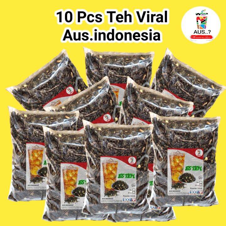 Teh Aus 10 pcs - Racikan Teh Viral ide Jualan Es Teh - Es Teh Viral ...