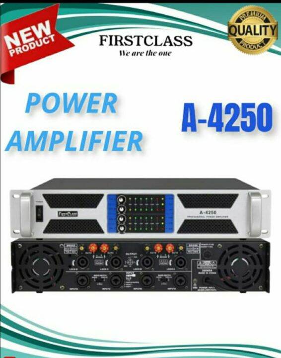 Power Amplifier FirstClass A4250 A 4250 4CH First Class | Lazada Indonesia