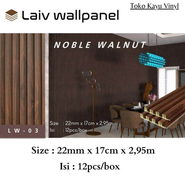 WPC Wall Panel Dinding Merk Lai V | Lazada Indonesia