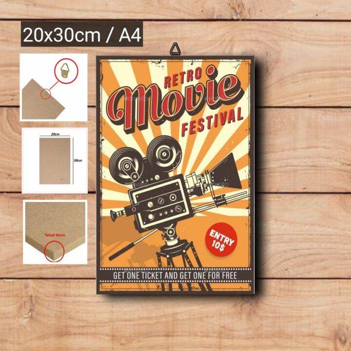 poster caffe retro jadul kode028 | Lazada Indonesia