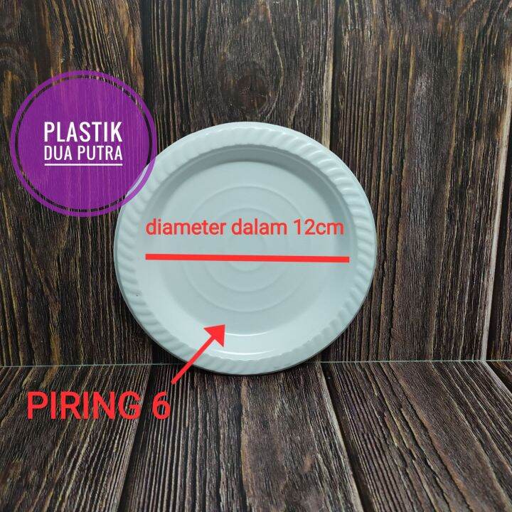 Piring plastik ukuran 6 | Lazada Indonesia