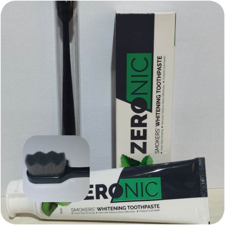 ZERONIC Smoker Toothpaste, Teeth Whitening, Breath Refreshener | Lazada PH