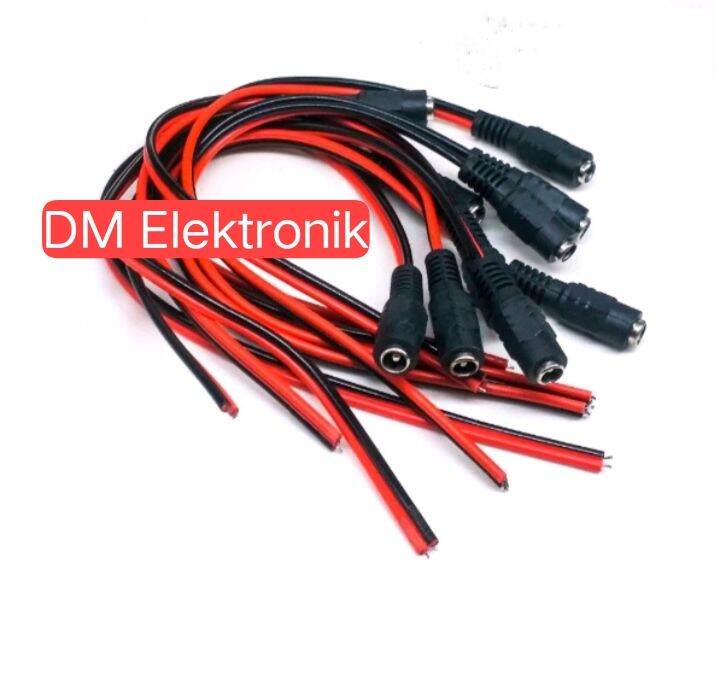 KABEL DC FEMALE untuk CCTV Colokan DC FEMALE | Lazada Indonesia
