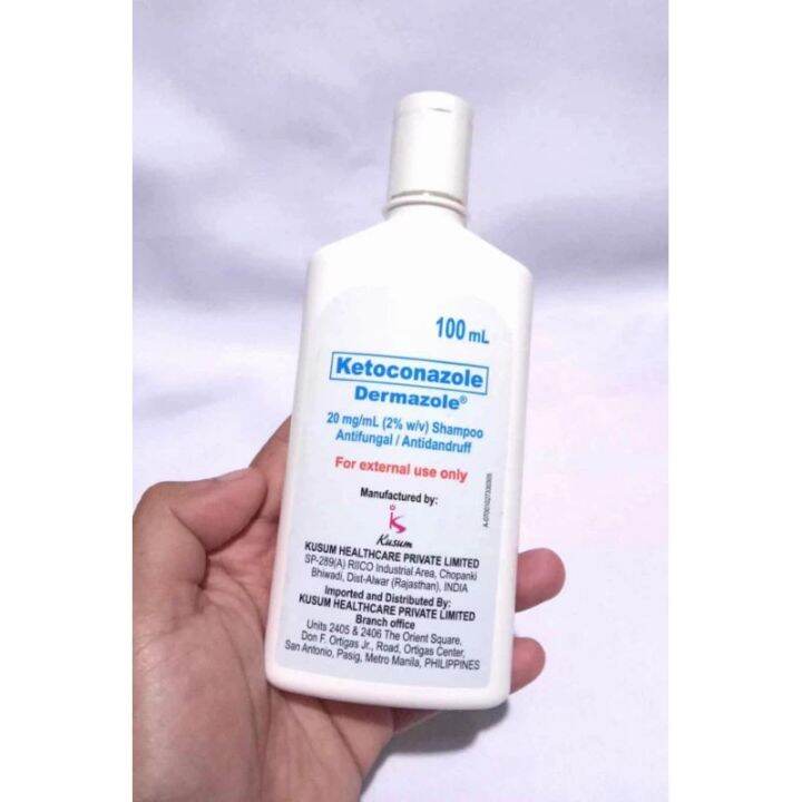 Dermazole ketoconazole Shampoo Anti-Dandruff Anti-Fungal For External ...