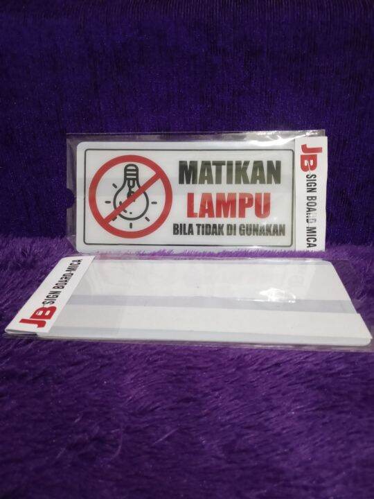 AKRILIK MIKA SIGN BOARD | Lazada Indonesia