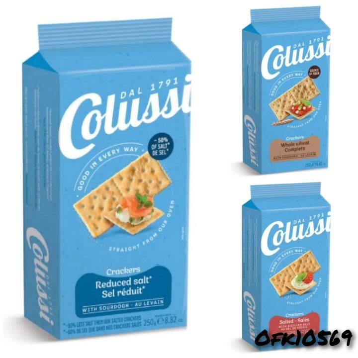 Colussi Crackers 250GM - Made in Italy | Lazada